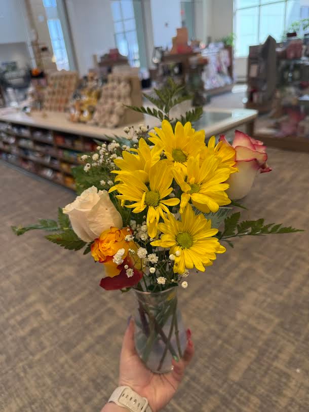 Spring sunset arrangement | Trinity Health Gift Shop: Retail Therapy Minot, North Dakota