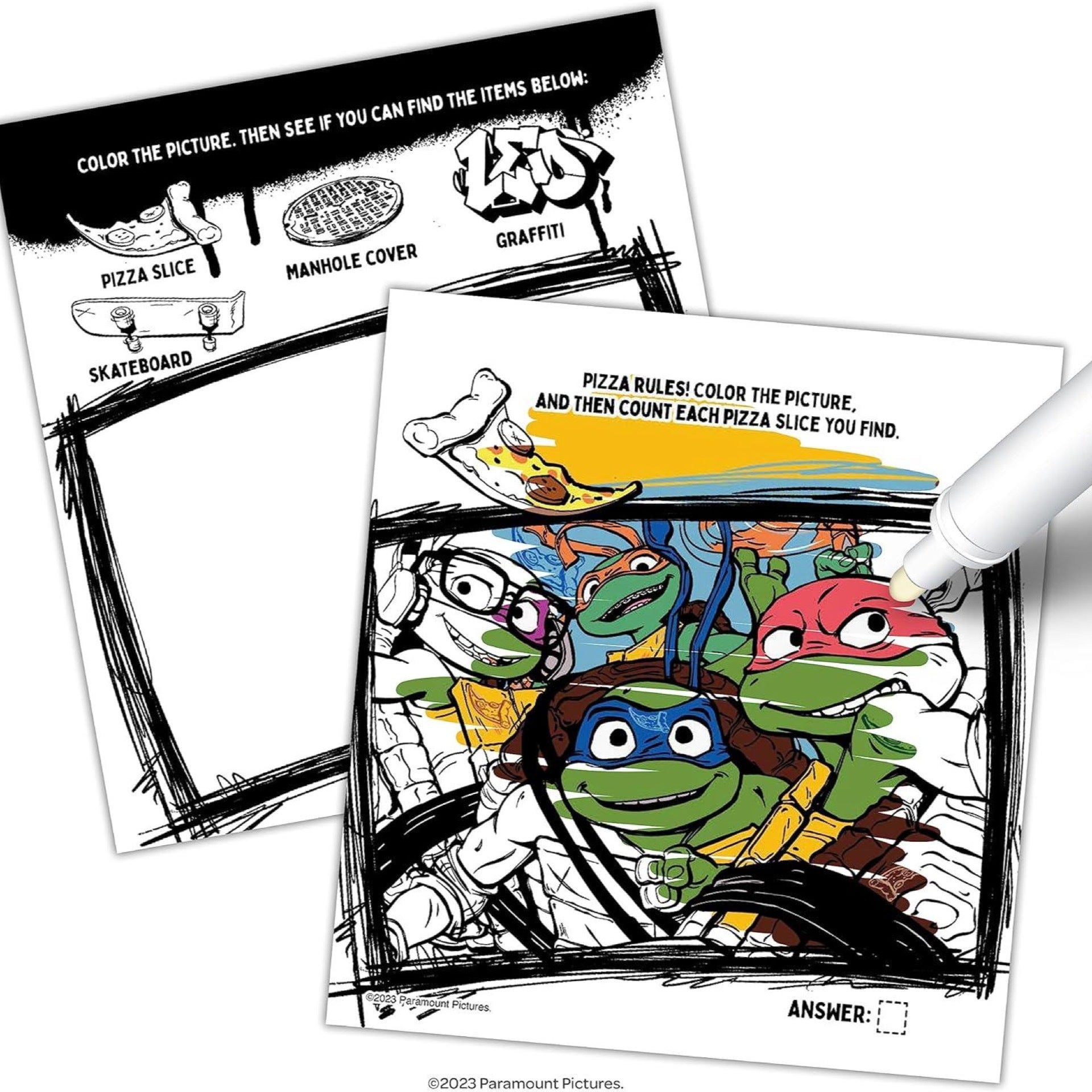 Nickelodeon Teenage Mutant Ninja Turtles: Mutant Mayhem 20-Page Imagine ...